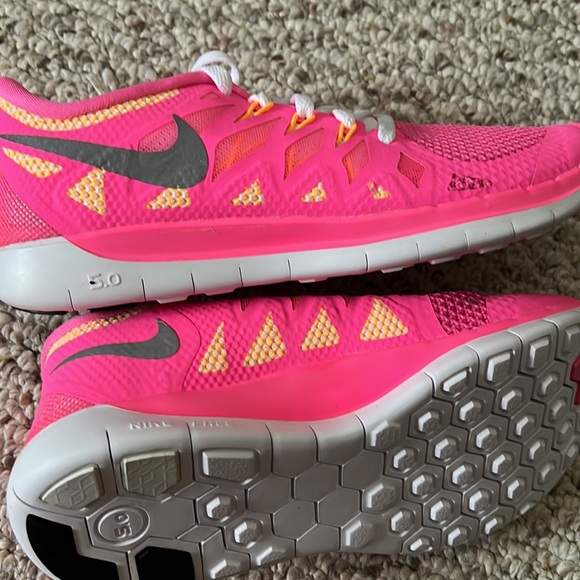 Nike | Shoes | New Nike Girls Hot Pink Shoes | Poshmark